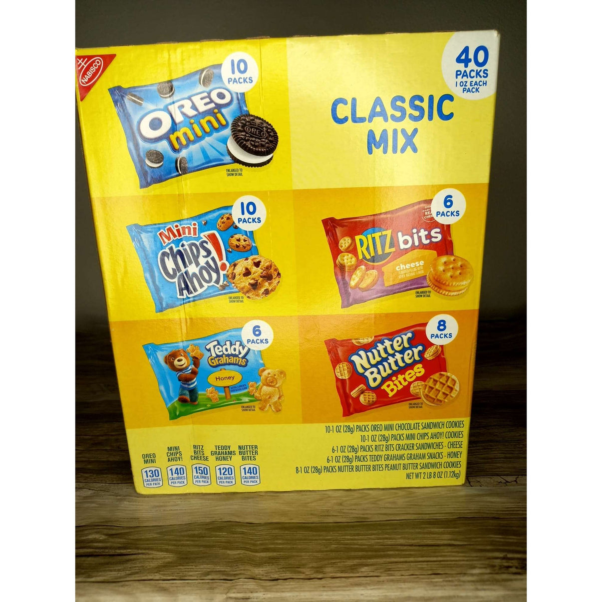 Nabisco Classic Mix Variety Pack – 40 Count Snack Box – Savoury ...